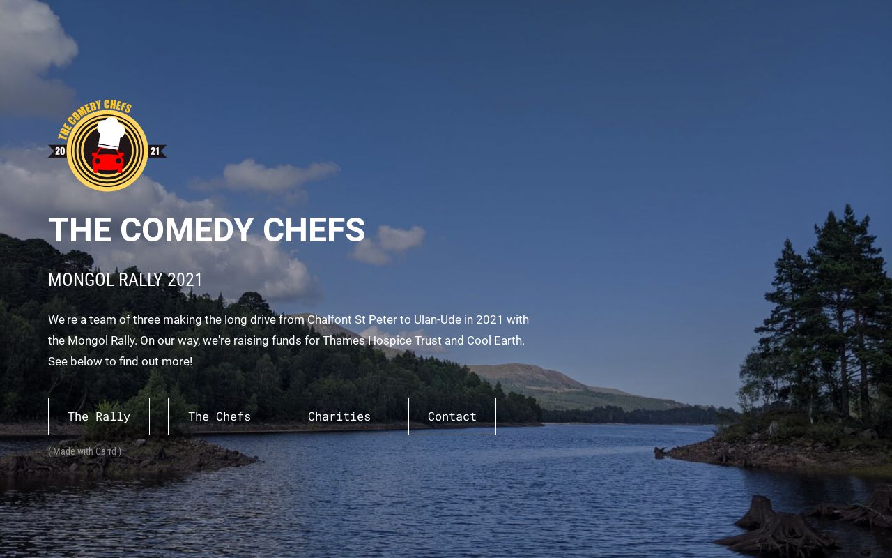 The Comedy Chefs - Mongol Rally 2021